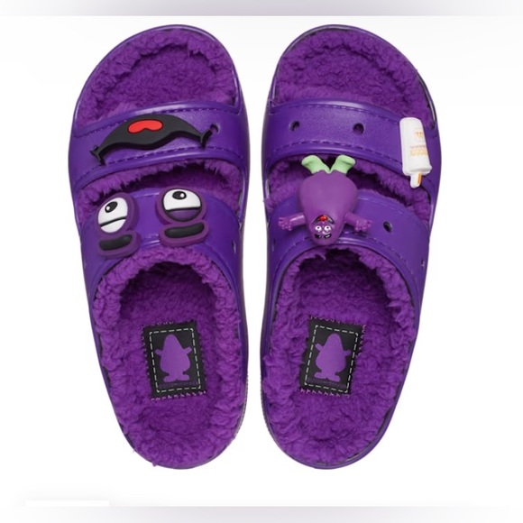 CROCS | Shoes | Mcdonalds X Crocs Grimace Cozzzy Sandal | Poshmark
